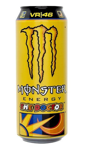 Lata Monster Energy the doctor amarilla 470ml
