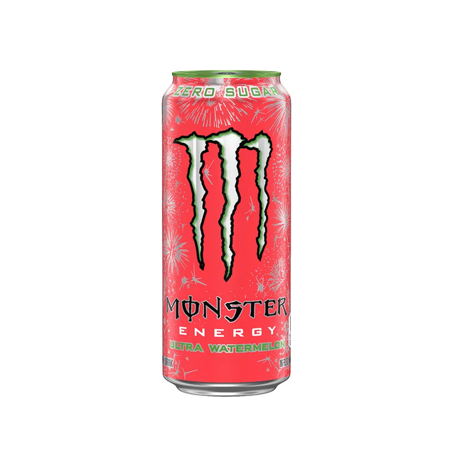 Lata Monster Energy ultra watermelon roja 470ml