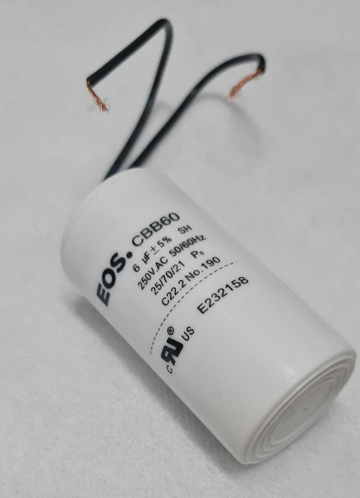 CAPACITOR 6MF PARA TANQUINHO E MOTORES 250V