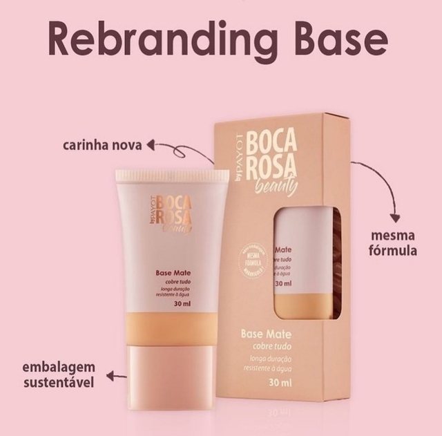 BASE LÍQUIDA MATTE HD BOCA ROSA - 7 MARCIA