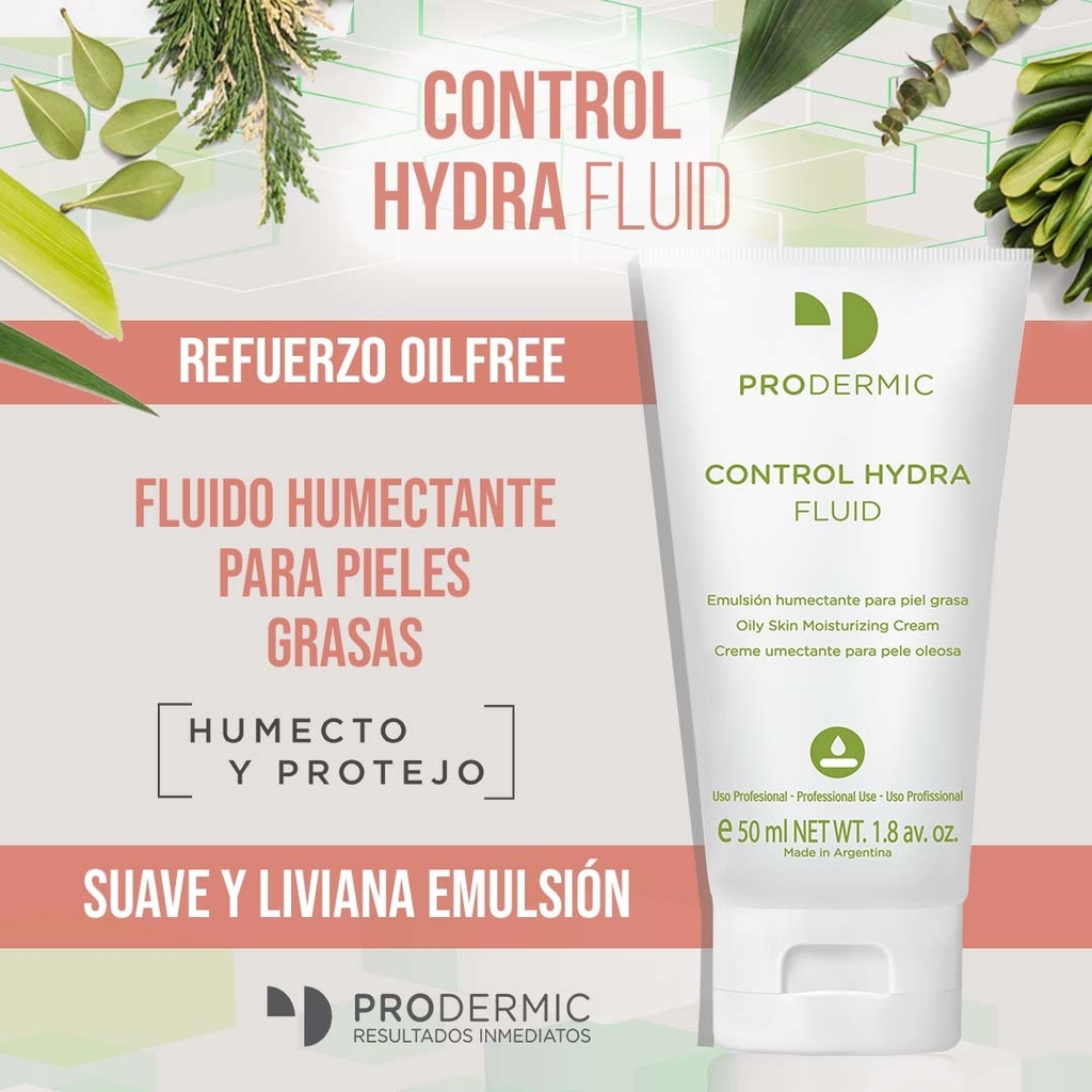 Control Hydra Fluid - Emulsión humectante para piel grasa
