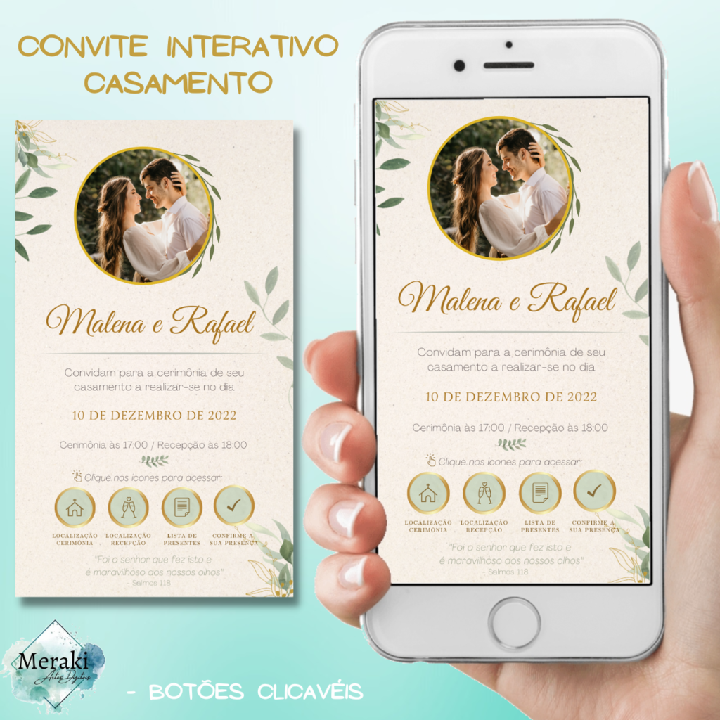 Convite Interativo Casamento