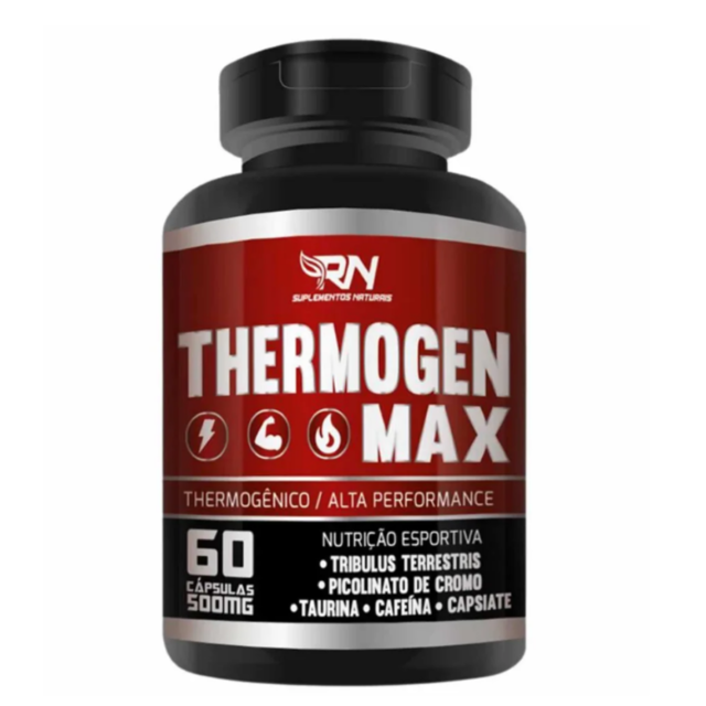 Thermogen Max - Taurina Cafeína -60 cápsulas - 500mg