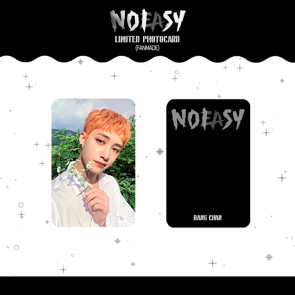 Kit de photocards Stray kids Noeasy limited ver. Fanmade (Frente e verso)