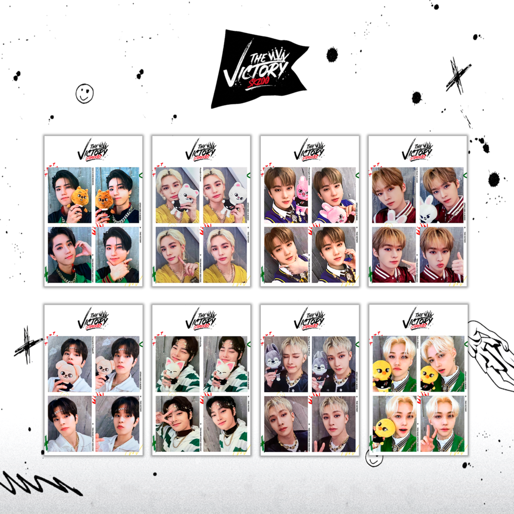 Postcards STRAY KIDS x SKZOO - THE VICTORY - EriynArt