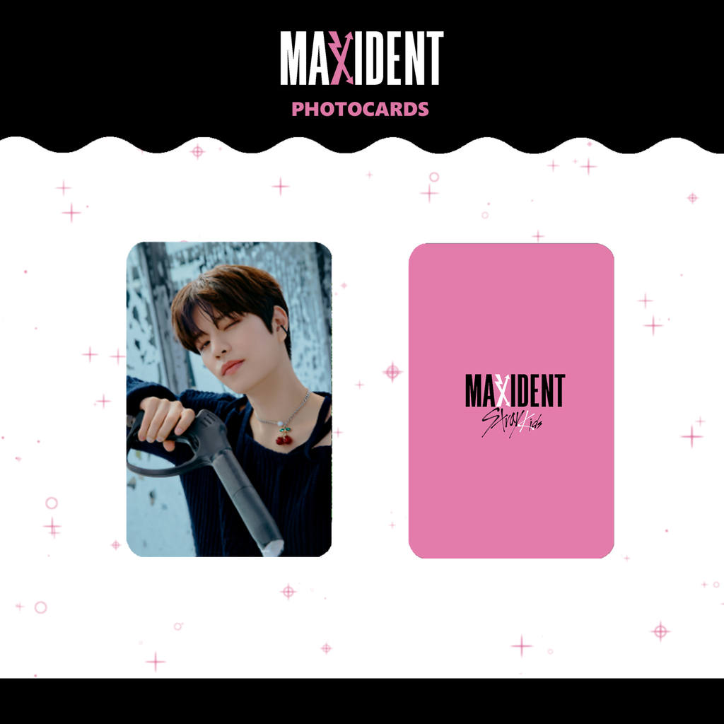 Kit Photocards Stray Kids- Maxident (frente e verso)