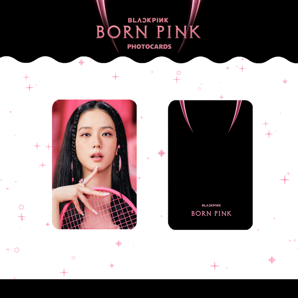 Kit Photocards Black Pink- Born Pink (frente e verso)