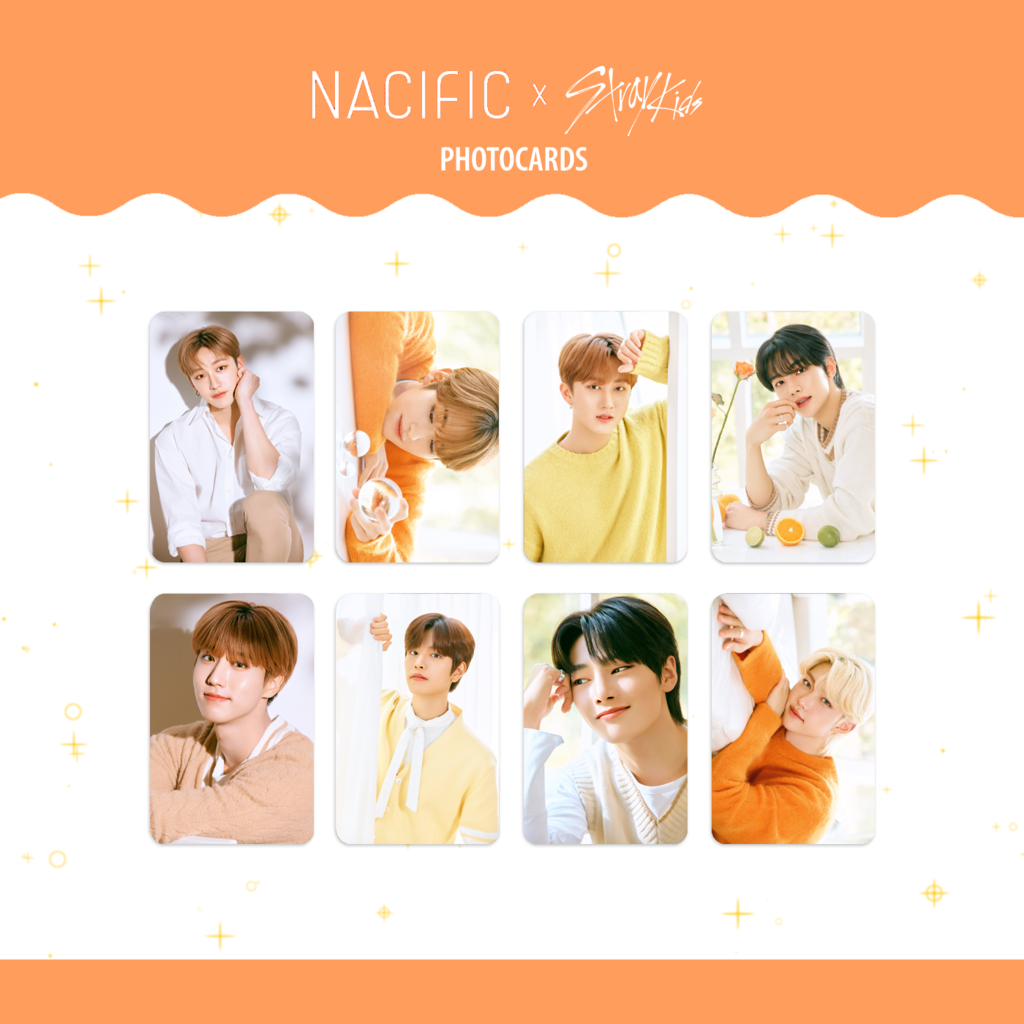 Kit Photocards Stray Kids- Nacific (frente e verso)