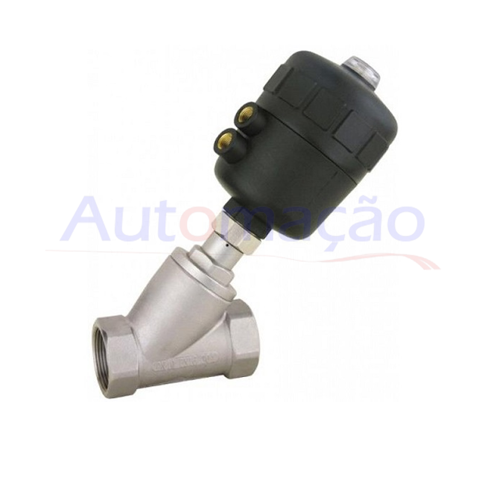 Válvula Angular 1/2'' Pilotada 2/2 vias - Automação