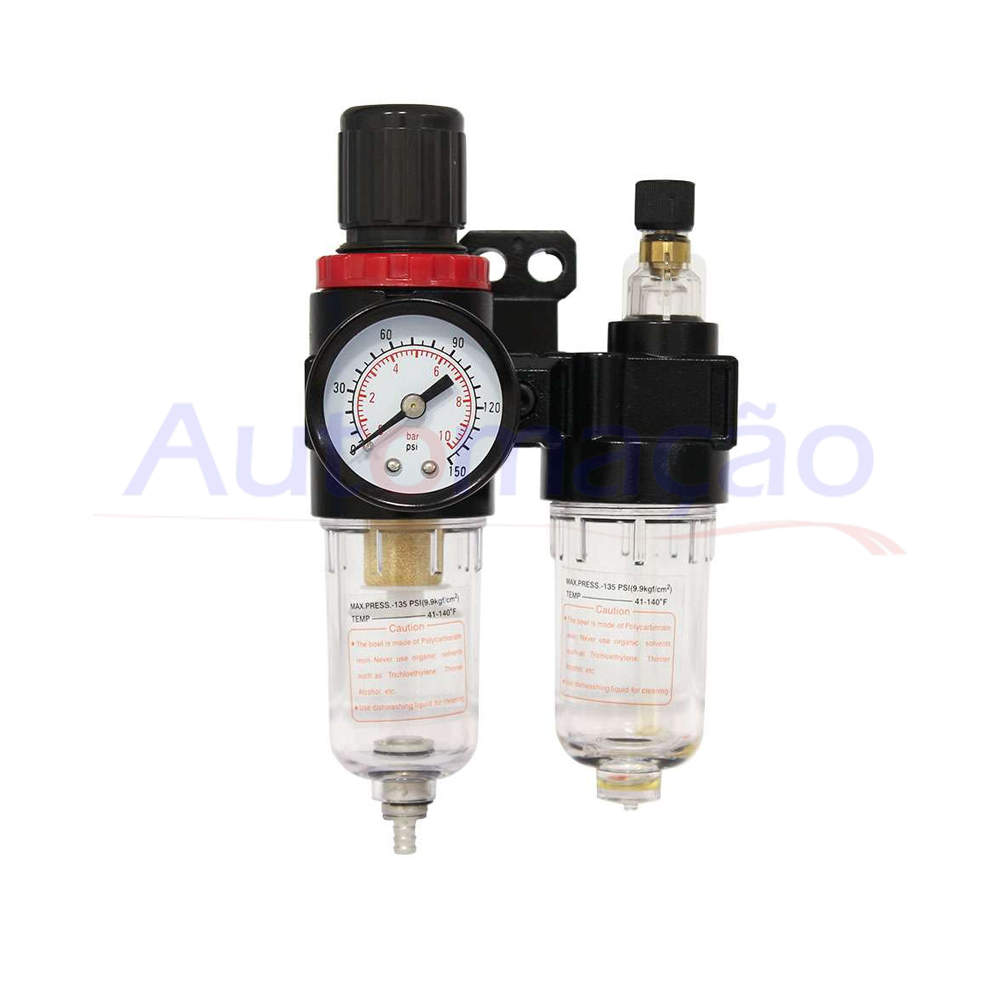 Conj. Preparação de Ar 1/4'' Importado - Automação