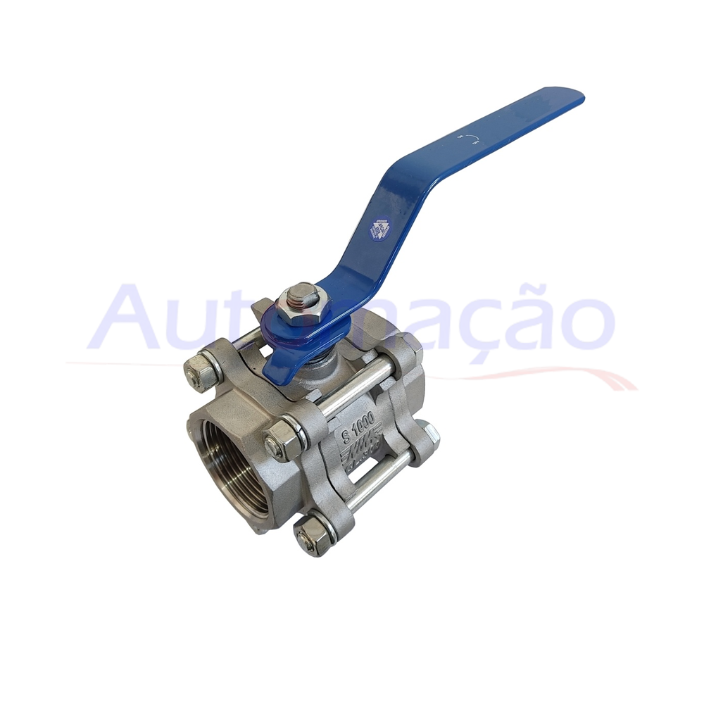 Válvula Esfera Tripartida 2''Pol. Vapor - Automação