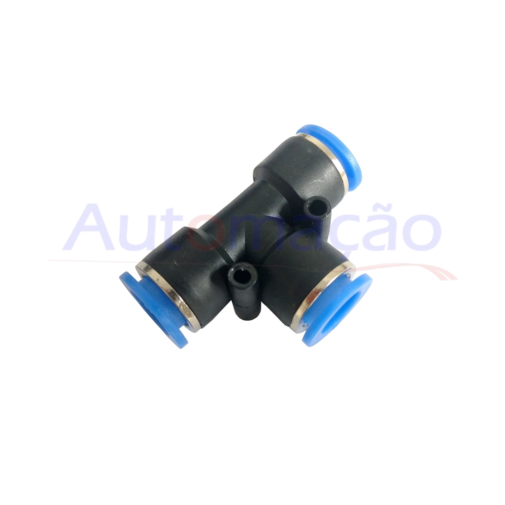 União Tee PU 12mm x 10mm x 12mm - Automação