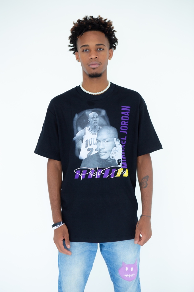 CAMISETA MICHAEL JORDAN PRETA