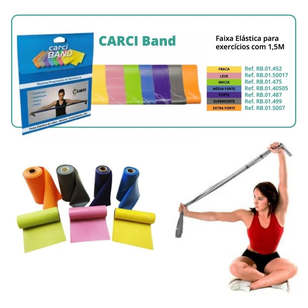Elástico para Exercícios Carci Band - MEDMARKET