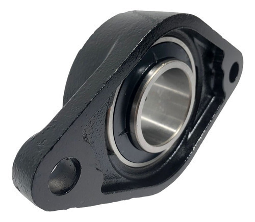 Kit - Ucfl204 Mancal Oval + Rolamento Para Eixo 20mm