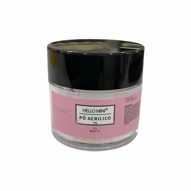 Pó Acrílico 02 White Hello Mini 15g
