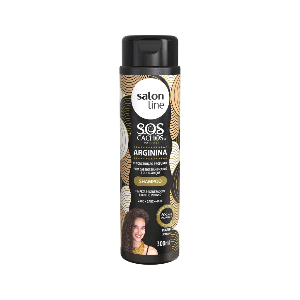 Shampoo Sos Cachos Arginina Salon Line 300ml