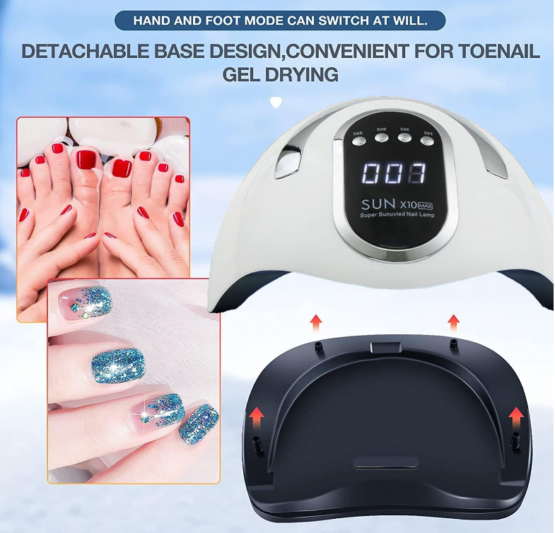 CABINA SUN X10 MAX 150W UV LED MAIL LAMP