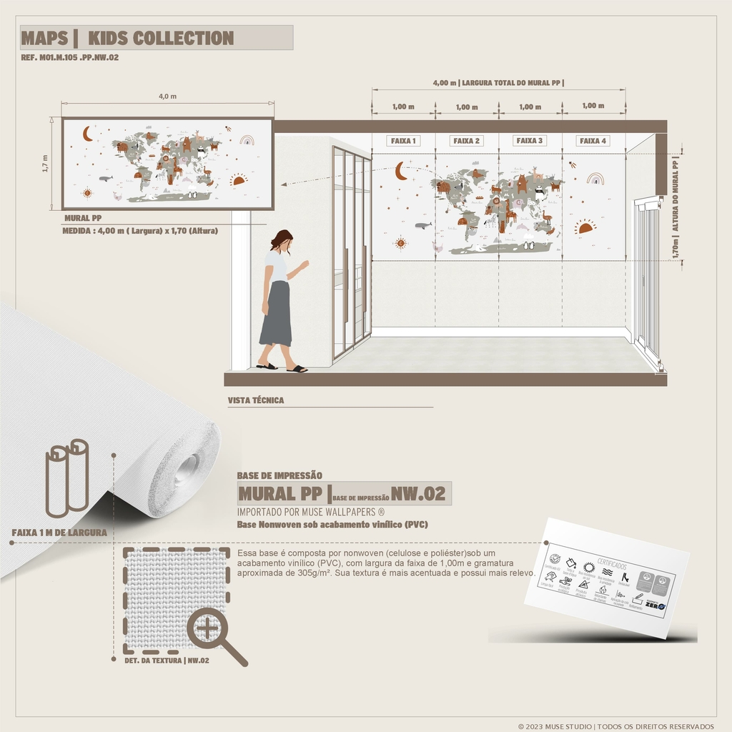 MURAL KIDS | MAPS COLLECTION | REF. M01.M.105