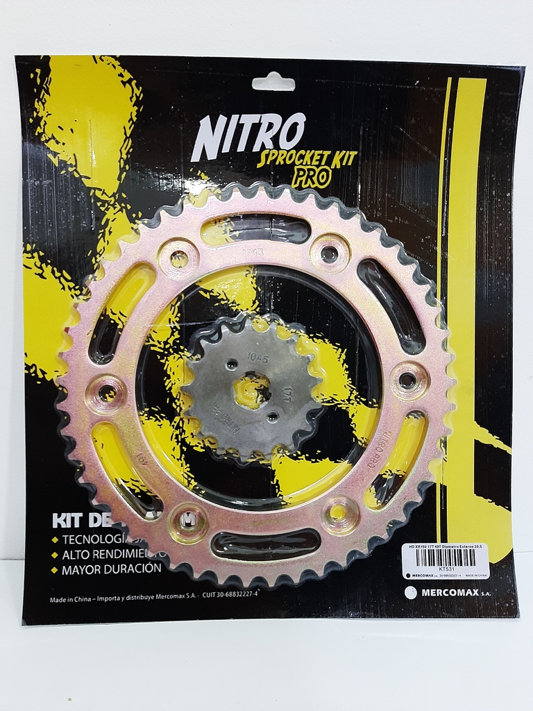 Kit de Transmisión Nitro Pro Honda XR 150 - MOTO LIBRA