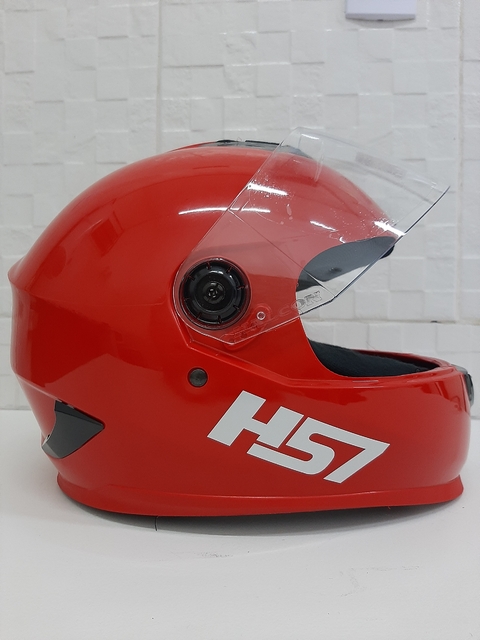 Casco Halcón H 57 Rojo Brillante - MOTO LIBRA