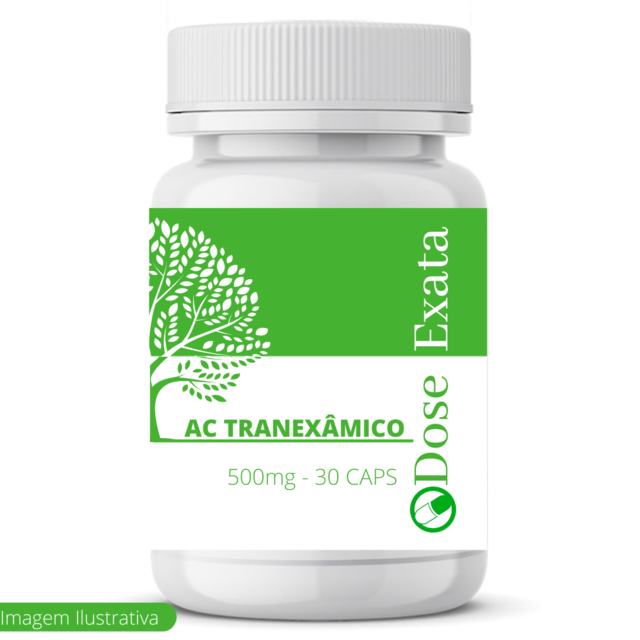 ÁCIDO TRANEXÂMICO 500MG - 30 CÁPSULAS