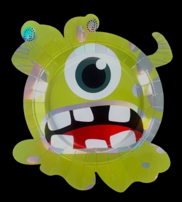 2 PAQUETES DE PLATOS DE POLIPAPEL MOUSTRITO X 6 UNIDADES DE 17CM