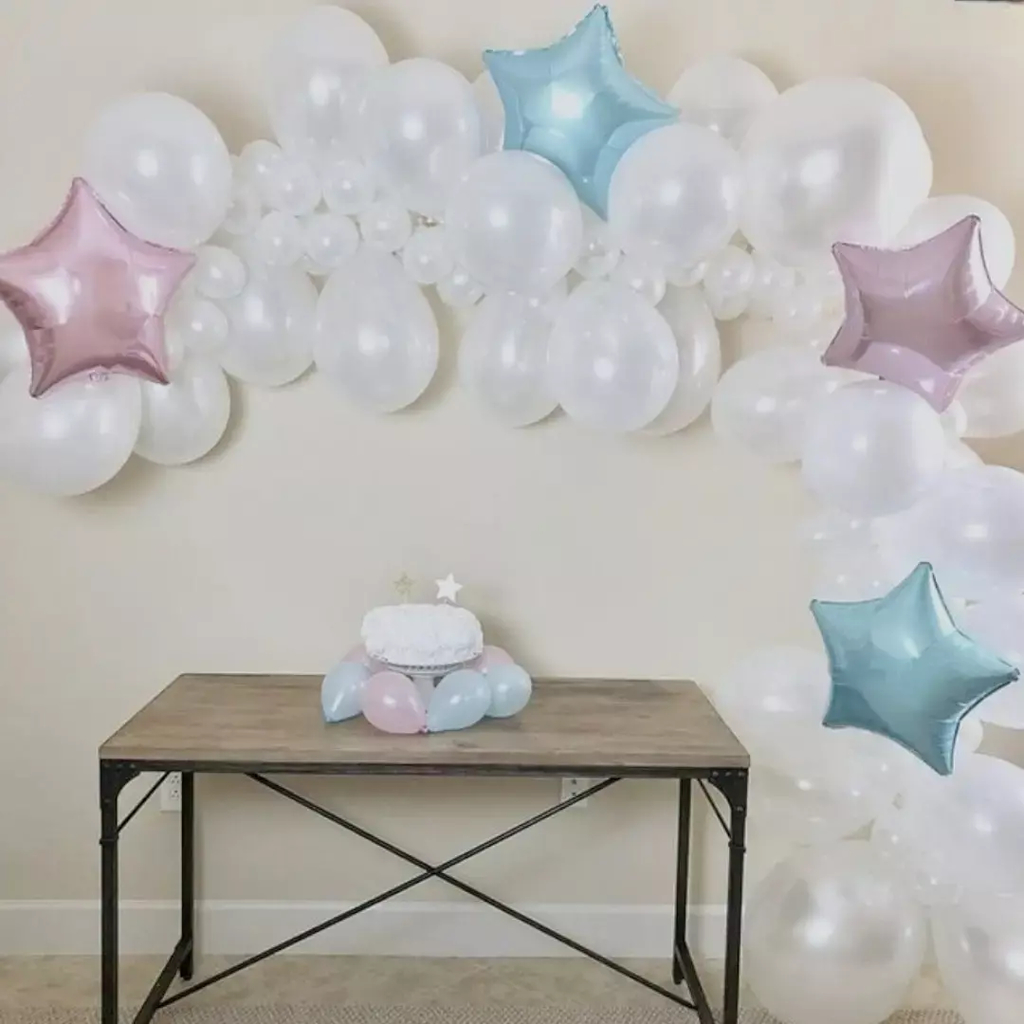 10 globo estrella de 45cm colores Variados