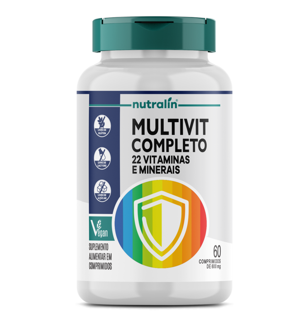 Multivitamínico 22 Vitaminas e Minerais - 60 Comprimidos