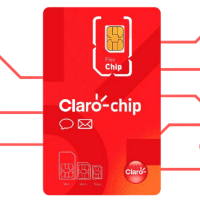 Chip Pré Pago para Celular Claro
