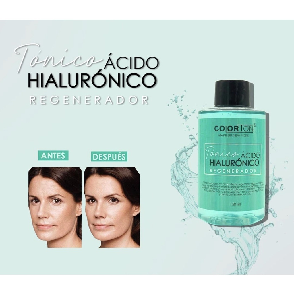 Tónico Facial Acido Hialurónico Regenerador SKINCARE Colorton