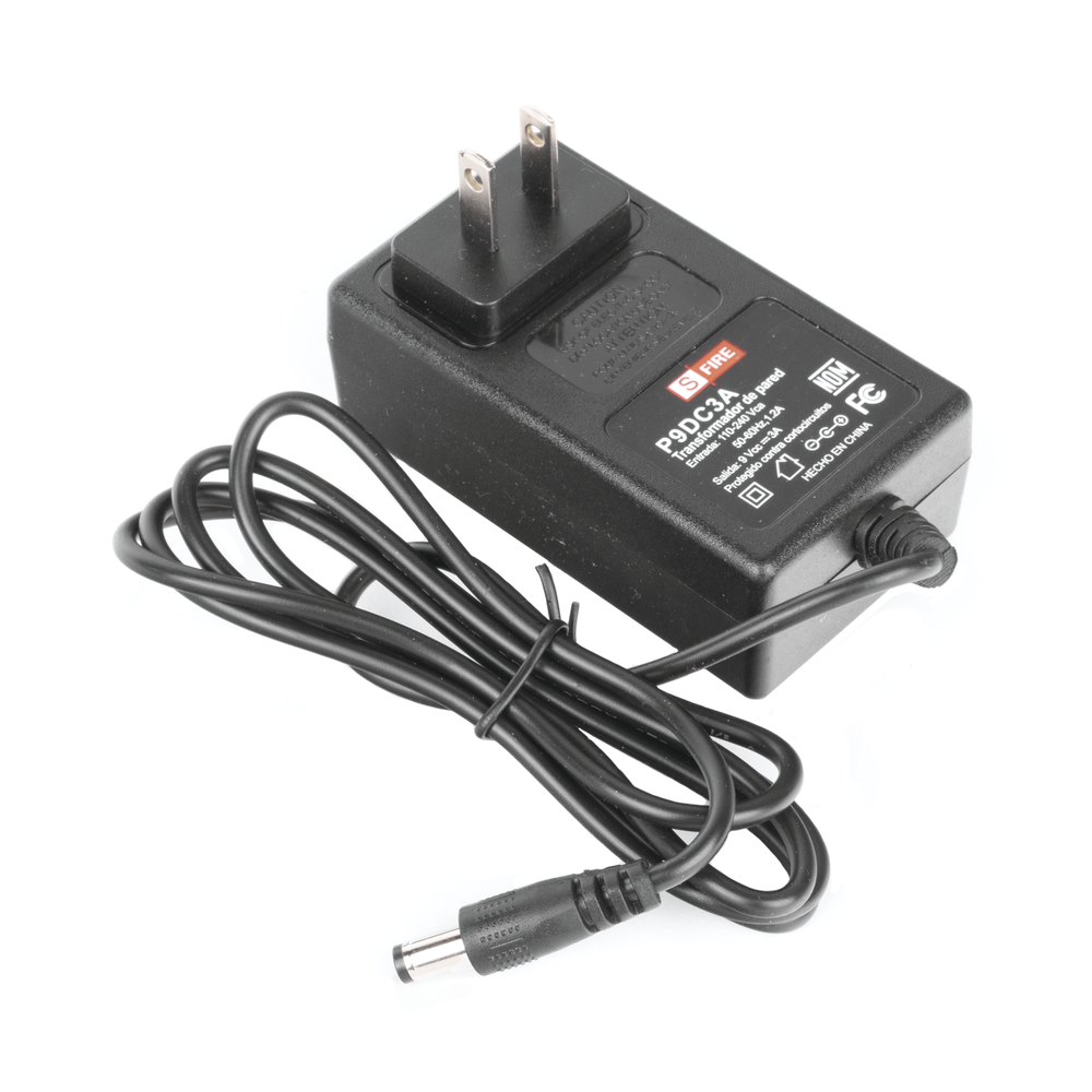 Fuente de Poder Regulada de 9 Vcd @ 3 A / Voltaje de Entrada de 100-240 ...