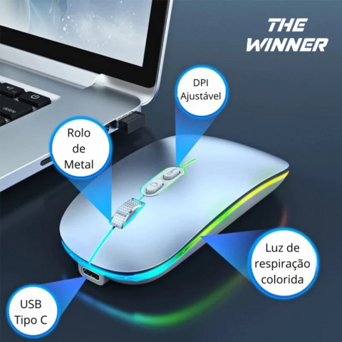 Mouse USB/ Bluetooth Soft Touch Pro™