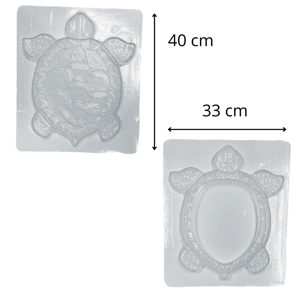 KIT DE 2 MOLDES DE PET TORTUGAS PANEL DECORATIVO 3D PARA VACIADO DE ...