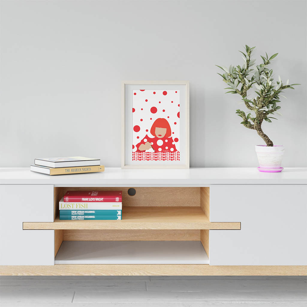 Cuadro Decorativo Tushka Yayoi Kusama Calidad Museo