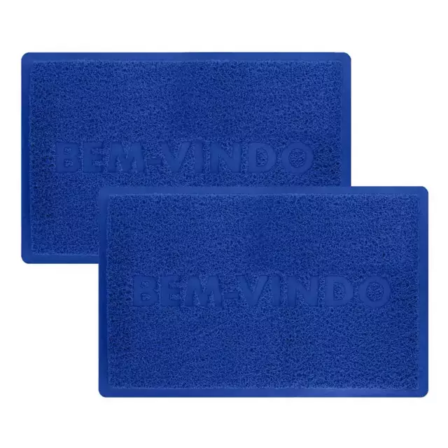 TAPETE CAPACHO BEM VINDO PVC CAMESA 38X58cm