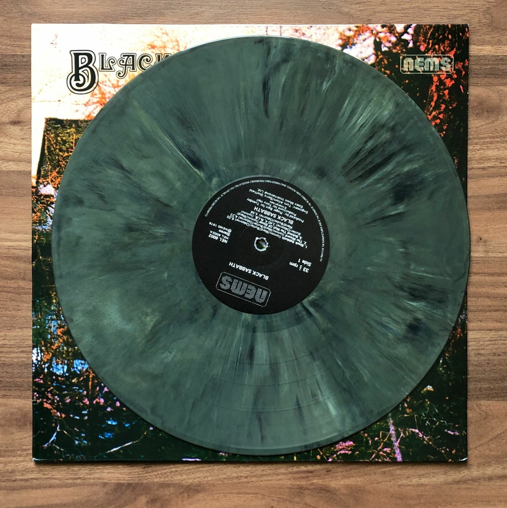 LP Black Sabbath - Black Sabbath Importado, Disco Splatter