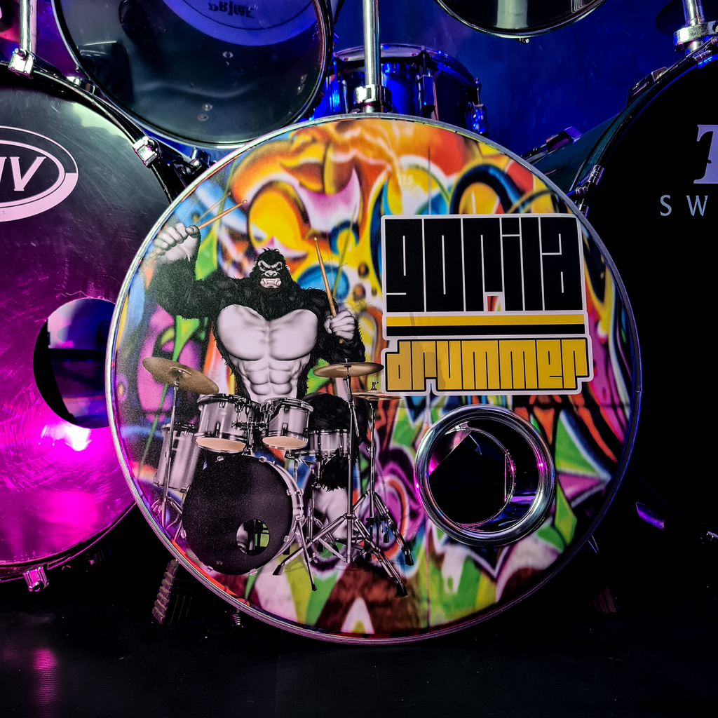 Pele de bumbo de bateria personalizada