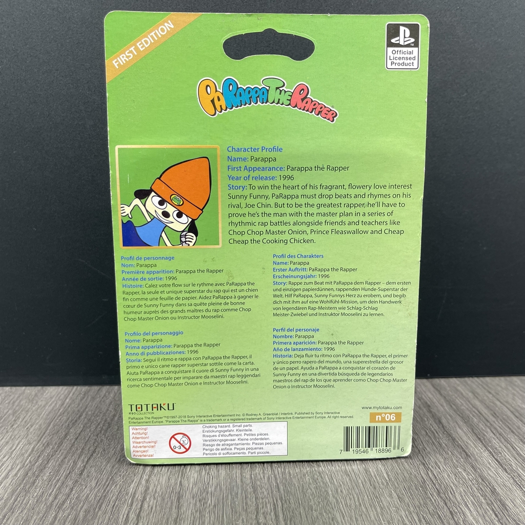 Action Figure Parappa Totaku | PaRappa the Rapper