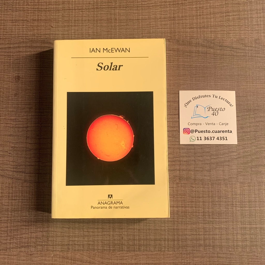 Solar - Ian McEwan - Comprar en Puesto 40