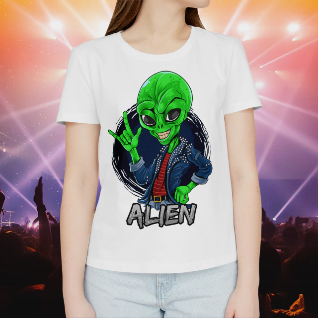 Camiseta Alien Engraçado