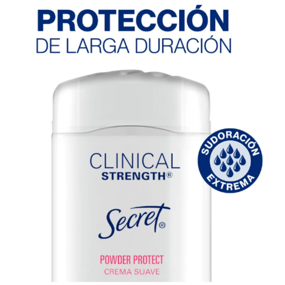 Desodorante Clinical Secret Powder Protect Creme Suave