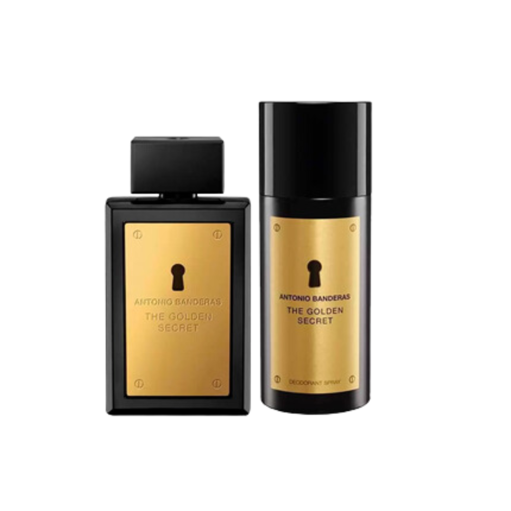 Kit Masculino Antonio Banderas The Golden Secret Perfume 100ml ...