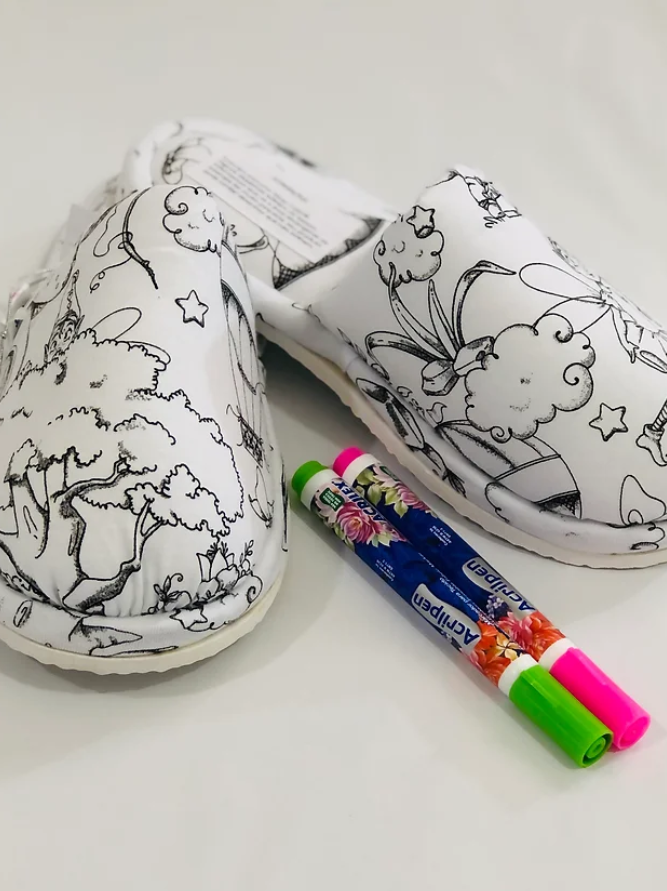 Chinelo para Colorir - Mimo Presentes Criativos