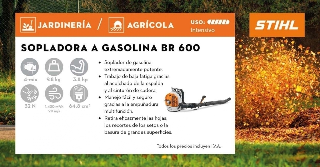 Sopladora BR 600