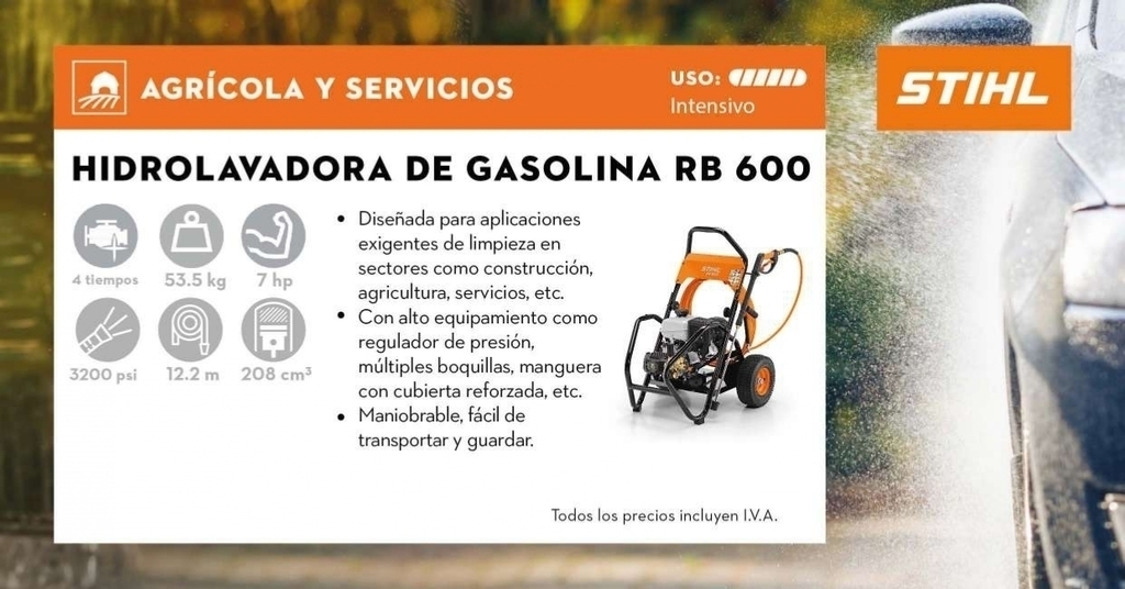 Hidrolavadora RB 600