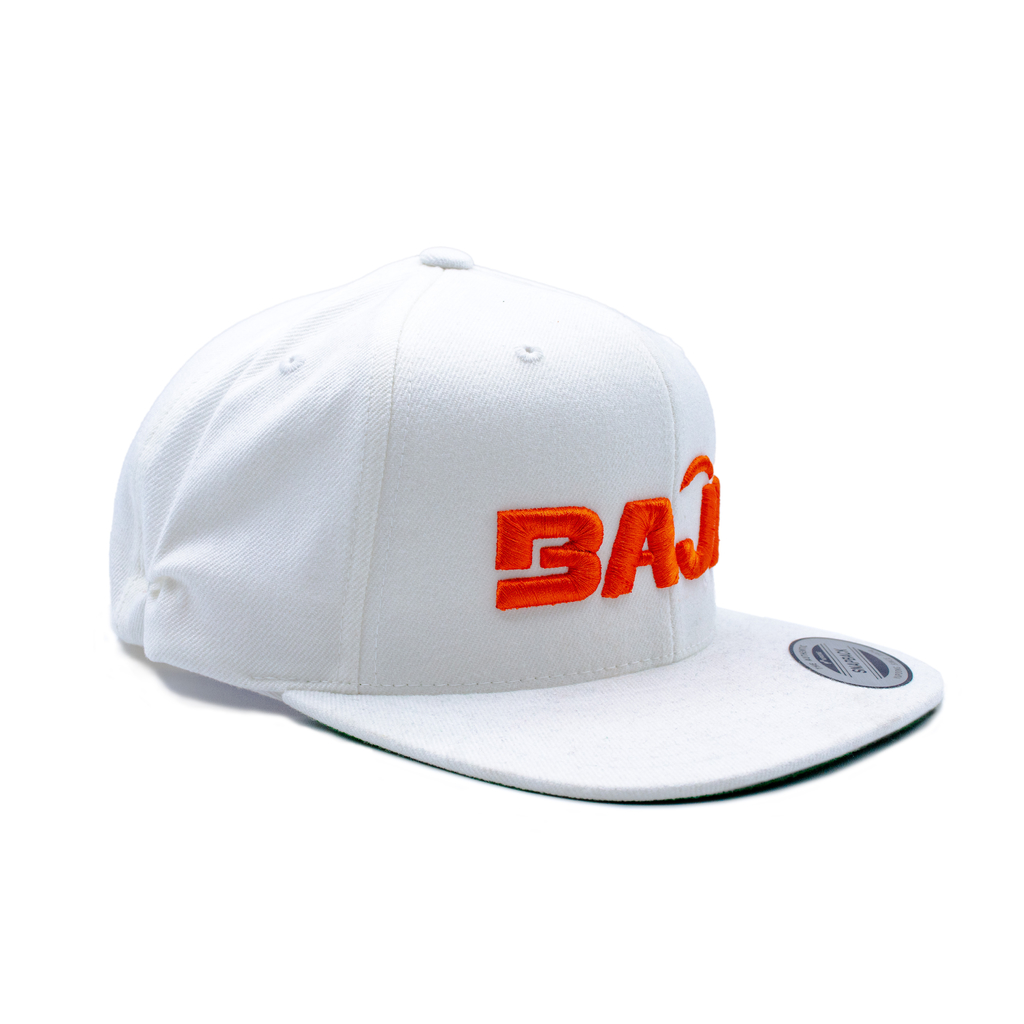 BAJA WHITE CAP FLAT - Buy in BAJA Store