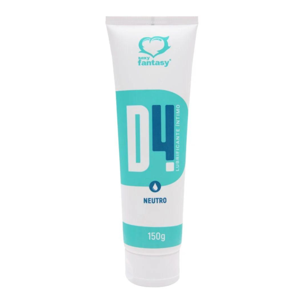D4 Lubrificante Íntimo Neutro 150 G Sexy Fantasy