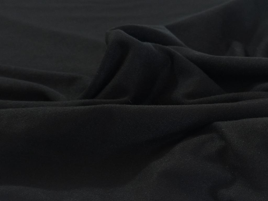 Tela Modal con Lycra Negro