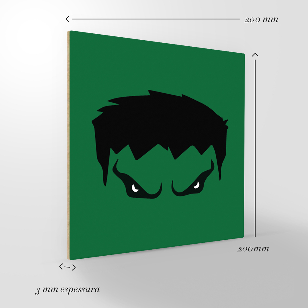 Quadro decorativo super her i Hulk